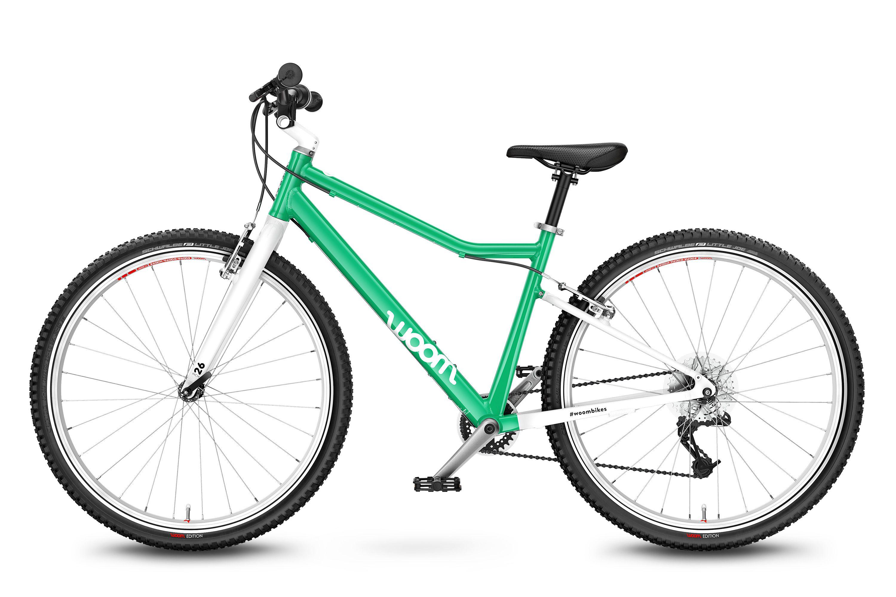 Miętowy lekki rower WOOM 6 dla 10 latka / wzrost 140 cm - sklep Warszawa